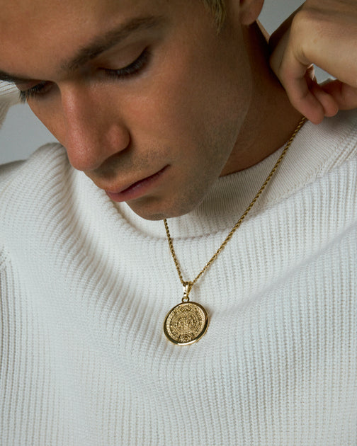 Aztec Calendar Pendant – Saint Midas